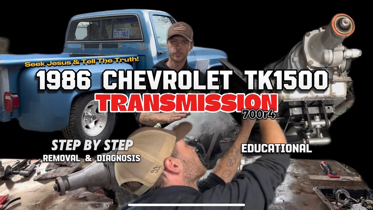 1986 CHEVROLET TK1500 | 700r4 Transmission Removal and Teardown ...