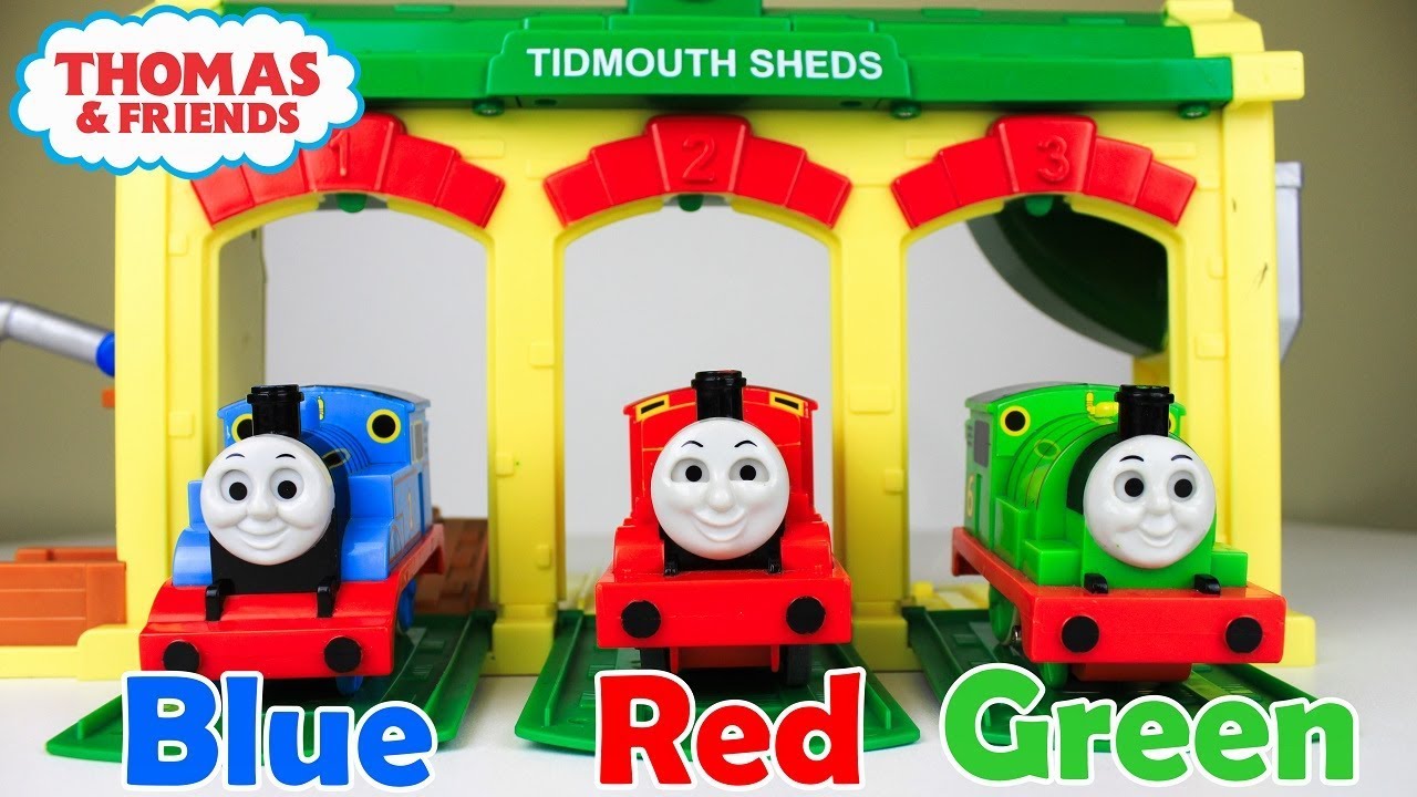 THOMAS AND FRIENDS Learn Colors|Learning Colors Educational Fun Video ...