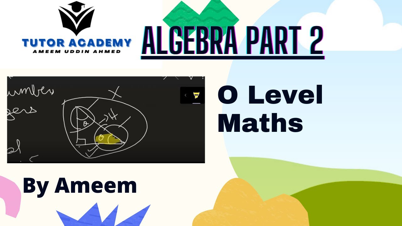 O level math | Algebra part 2 - YouTube