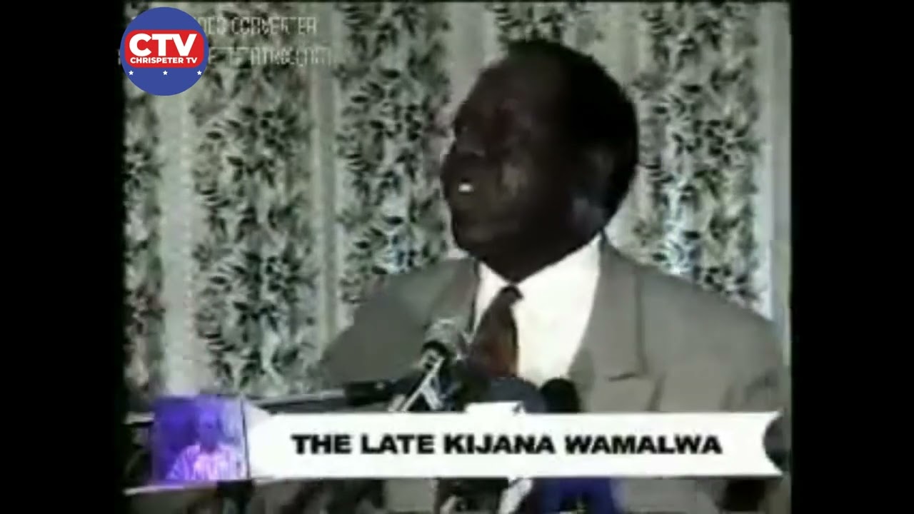 POWERFUL SPEECH BY LATE KIJANA WAMALWA ADVICING AFRICAN LEADERS - YouTube