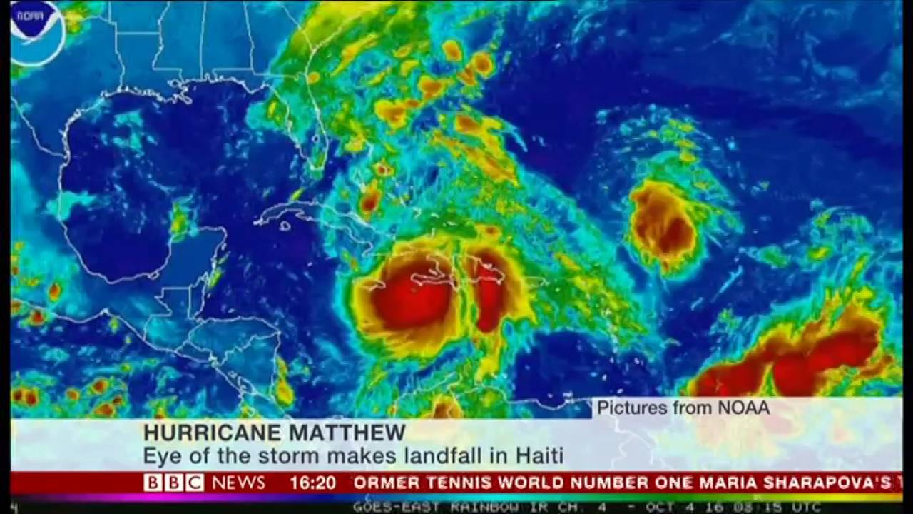 US Air Force pilot flies through Hurricane Matthew eye - YouTube