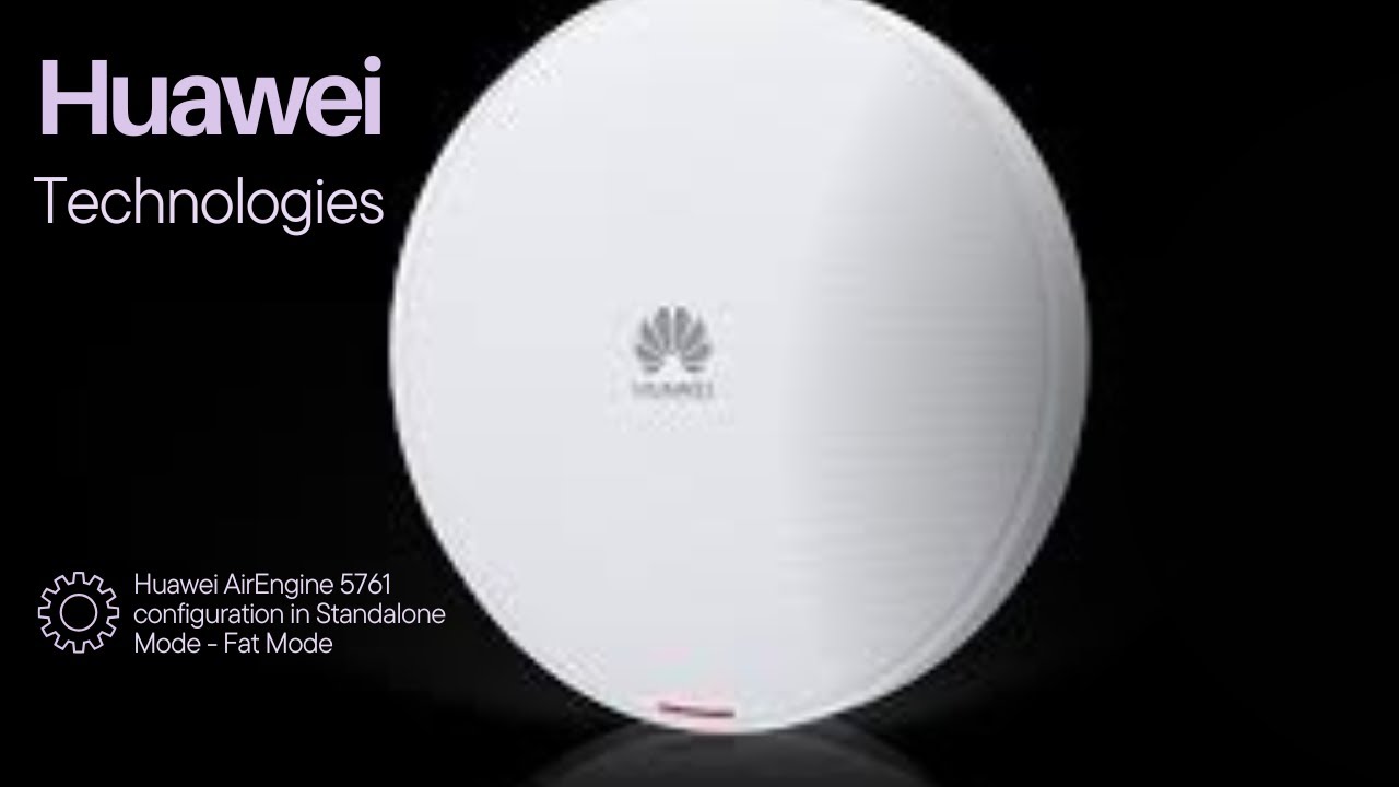 Step-by-Step Huawei AirEngine Fat AP Configuration | No Controller ...