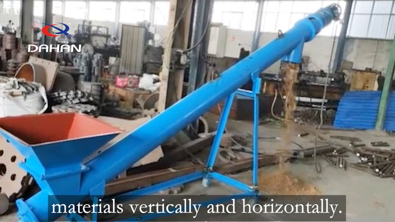 Sand Tube Screw Conveyor - YouTube