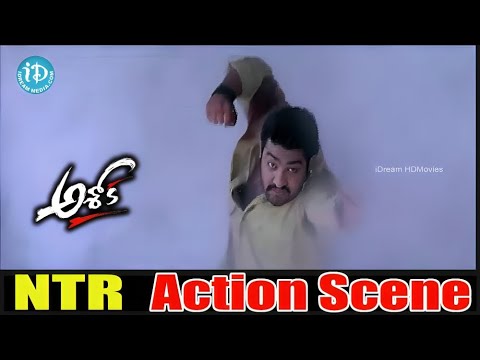 Ashok Movie NTR Best Action Scene - YouTube