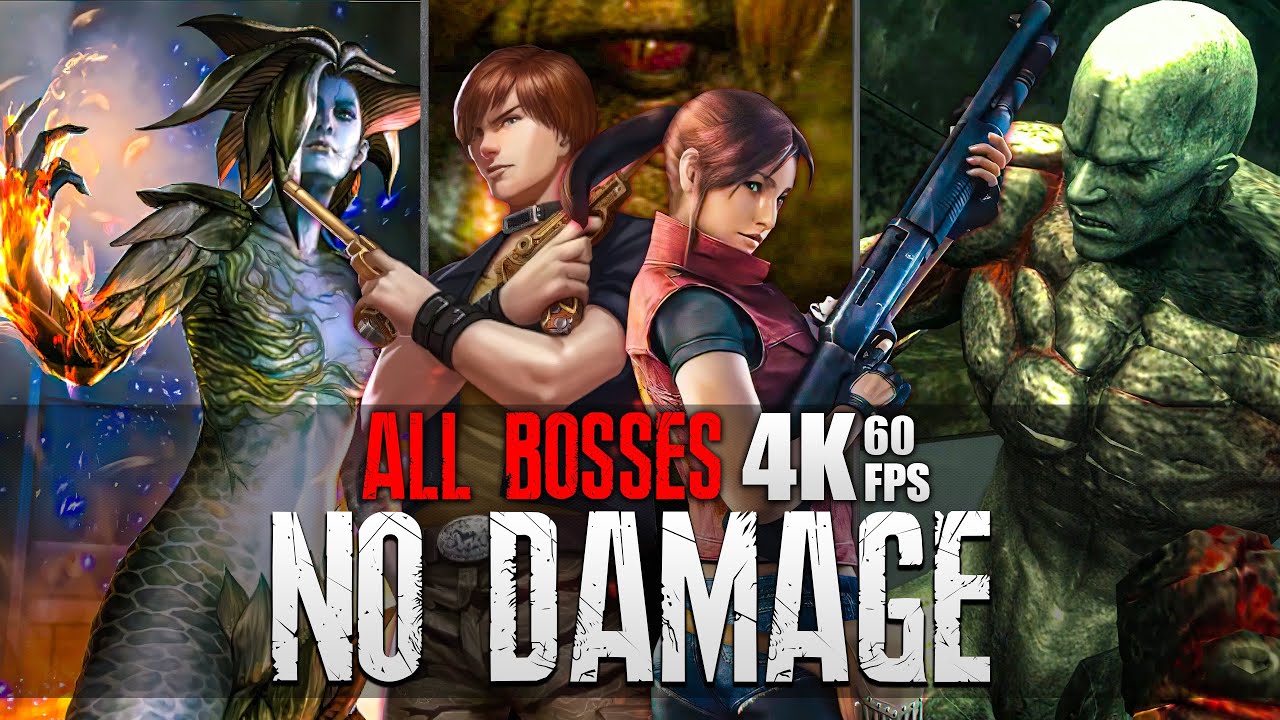 【4K60ᶠᵖˢ】GAME OF OBLIVION ALL BOSSES | NO DAMAGE | Resident Evil ...