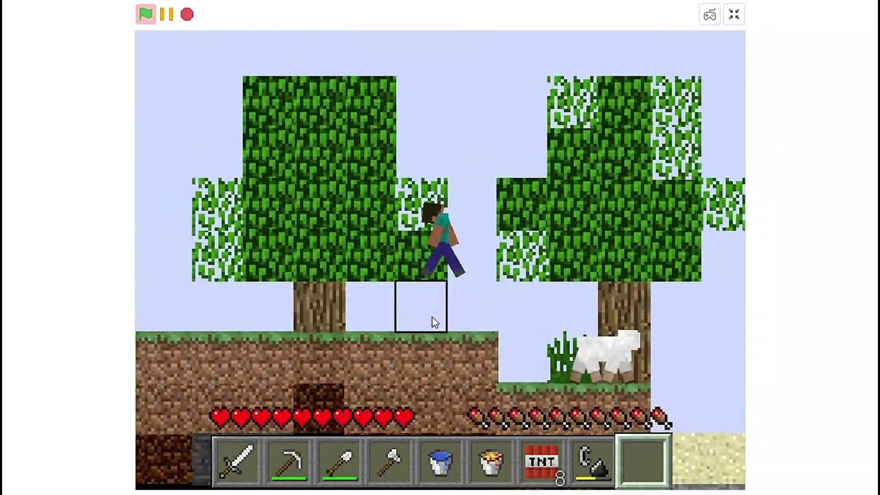 How to make Iron Ingots in 2D minecraft - YouTube