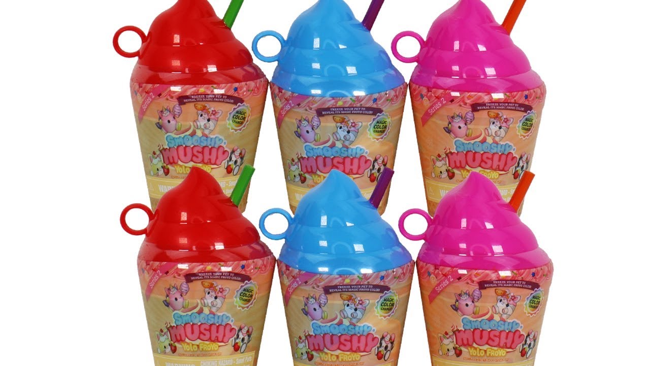 Smooshy Mushy Yolo FroYo Series 2 Color Change Squishies Blind Box ...