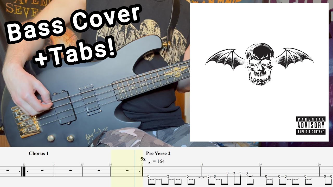 Gunslinger - Avenged Sevenfold - Bass Cover (OLD VERSION) - YouTube