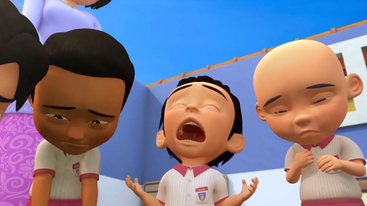 Merangkai Puzzle dan Cuplikan Video Upin & Ipin | ihsan pingsan - YouTube