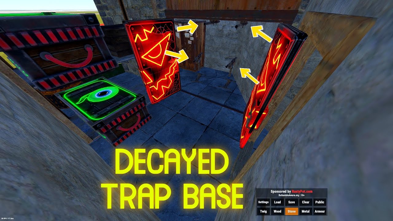 RUST TRAP BASE - DECAYED TRAP BASE DESIGN 2022 - YouTube