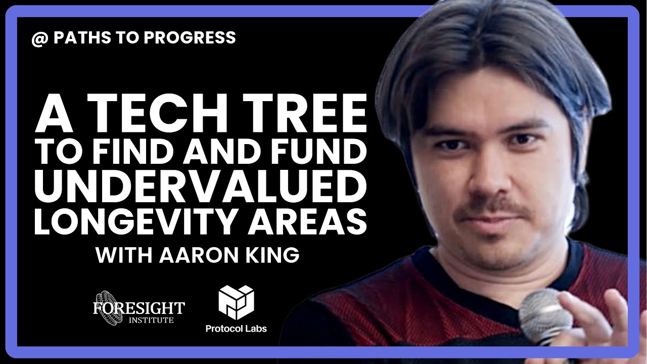 Aaron King | A Tech Tree to Find and Fund Undervalued Longevity Areas ...