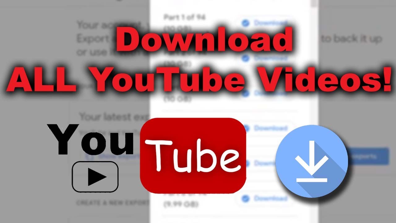 How To Download ALL Your YouTube Videos Google Takeout Hindi YouTube how-to-download-all-your-youtube-videos-google-takeout-hindi-youtube