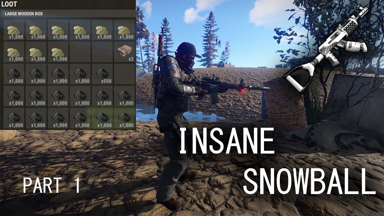 Rust | INSANE Snowball For BOXES Of Loot (Part 1/2) - YouTube
