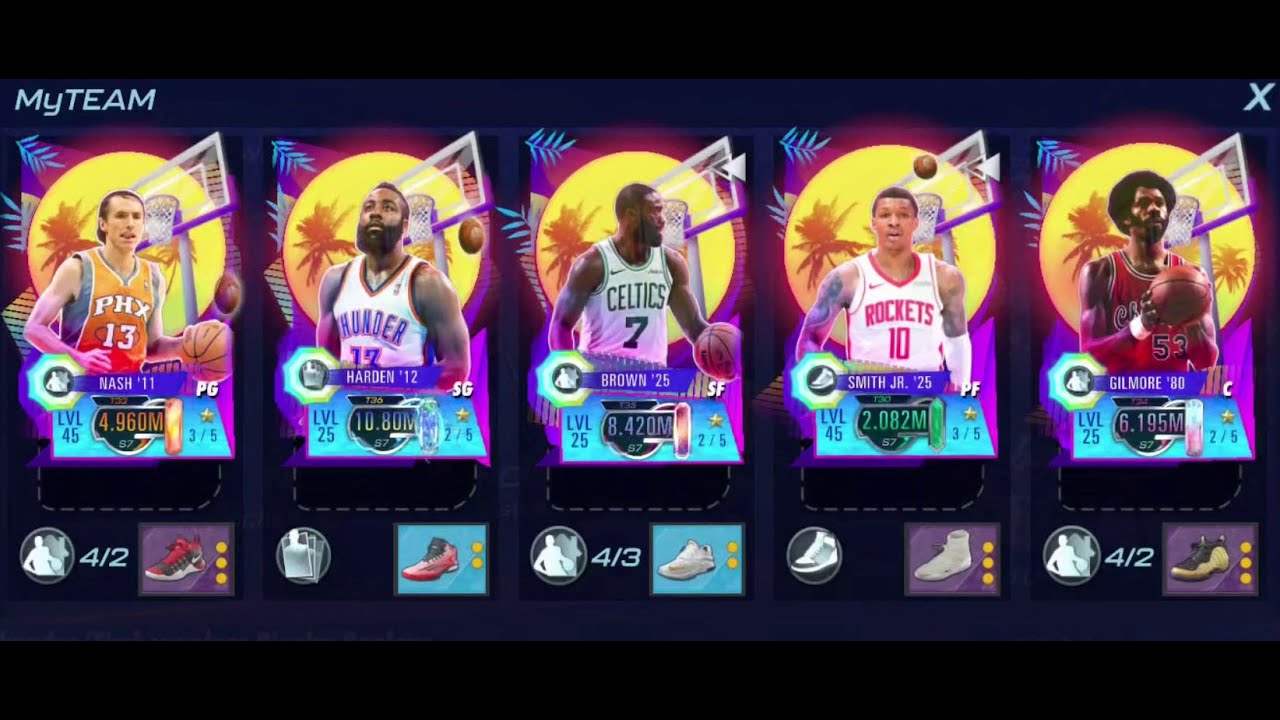 MY GAMEPLAY NBA2K MOBILE MY TEAM HARDEN `12 THUNDER GAME 3,4 - POCO X5 ...