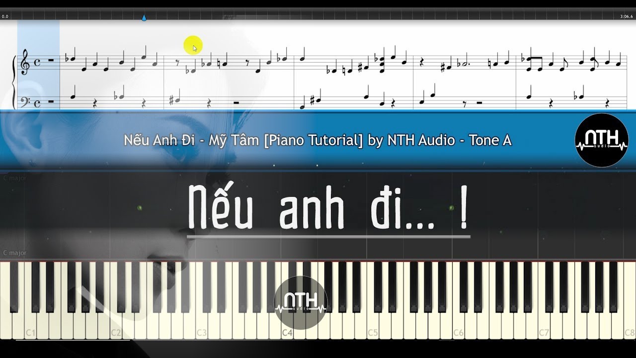 Hướng Dẫn - Nếu Anh Đi - Mỹ Tâm - Piano Tutorial - Key A - YouTube Music