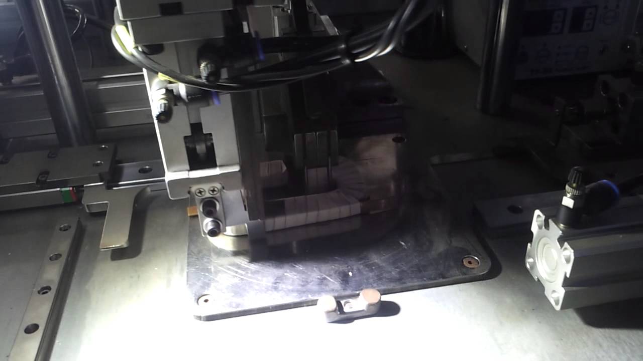Magnetic field coils belt wrapping machine - YouTube
