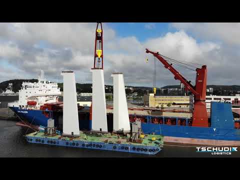 Pylons for the Hising Bridge in Gothenburg, Sweden - YouTube