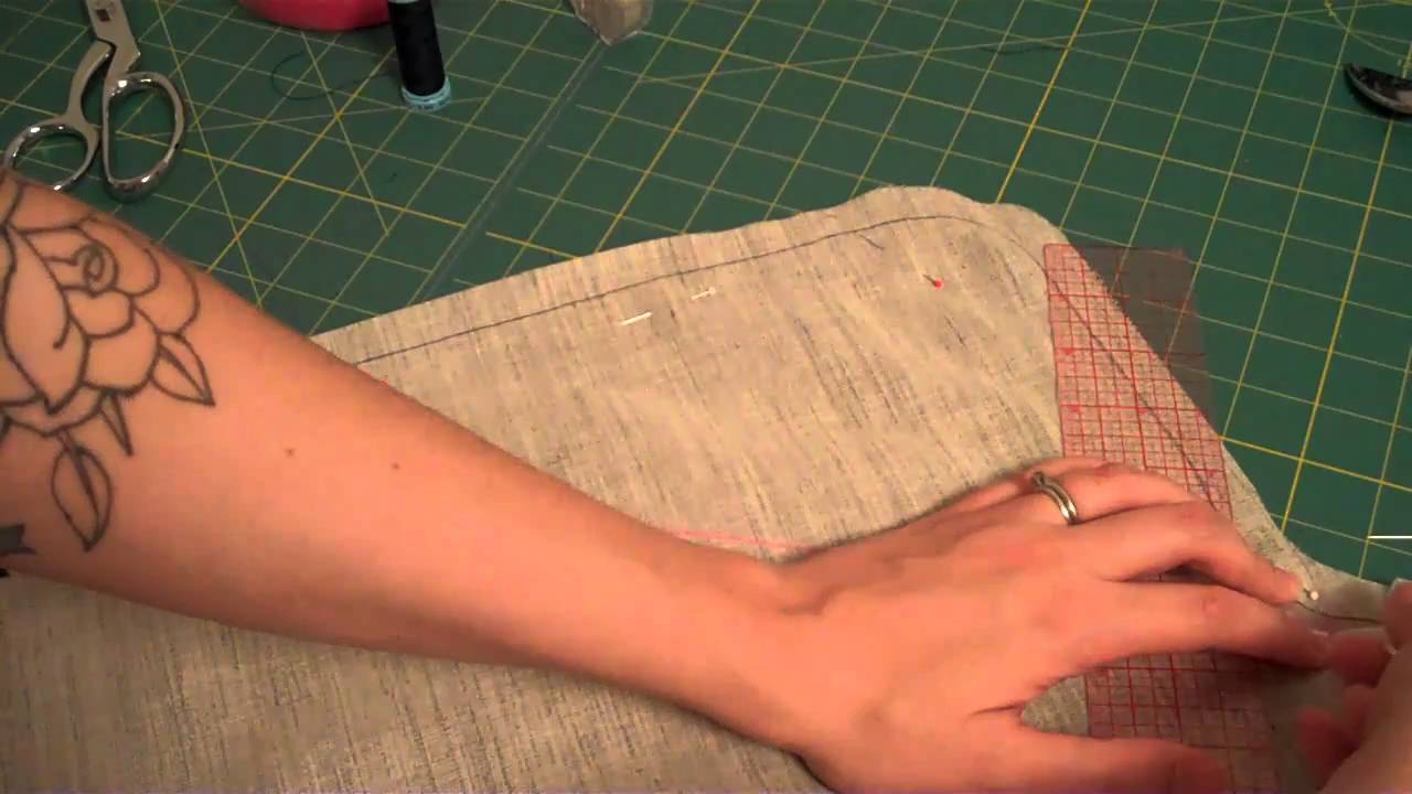 Taping a Tailored Coat Roll Line Sewing Tutorial, Lady Grey Women's ...