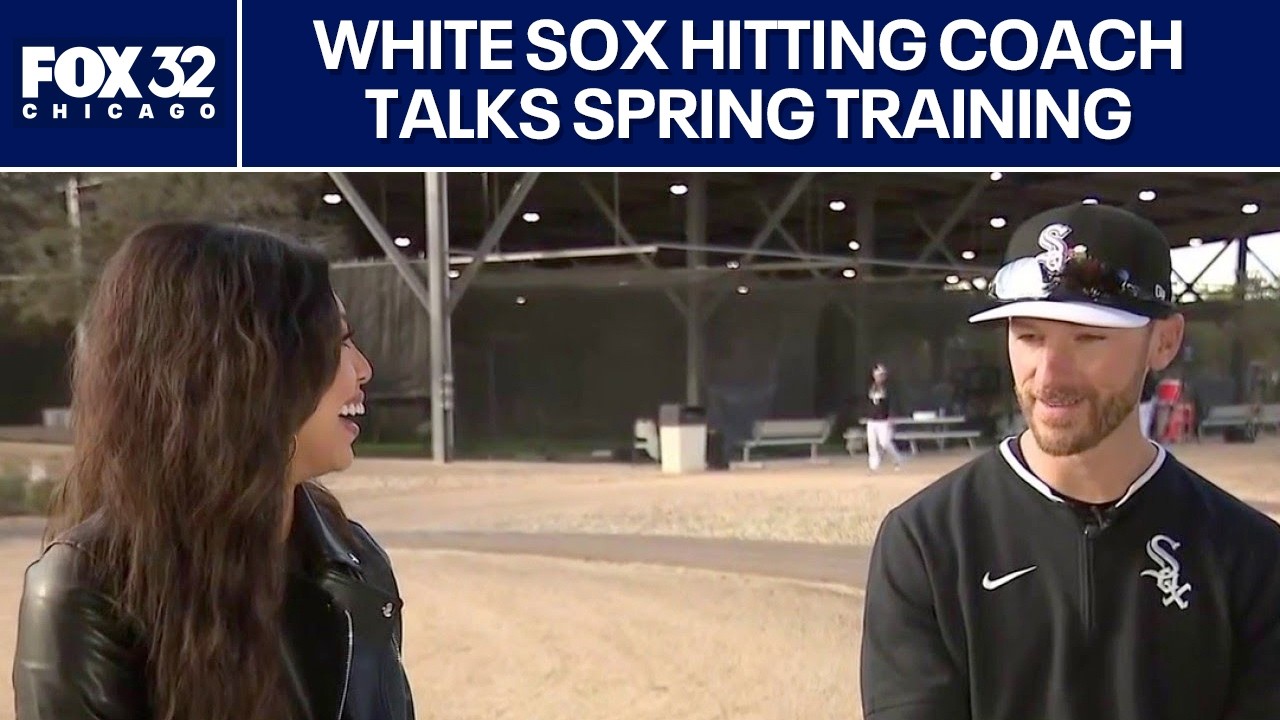 White Sox hitting coach Ryan Fuller chats with Tina Nguyen - YouTube
