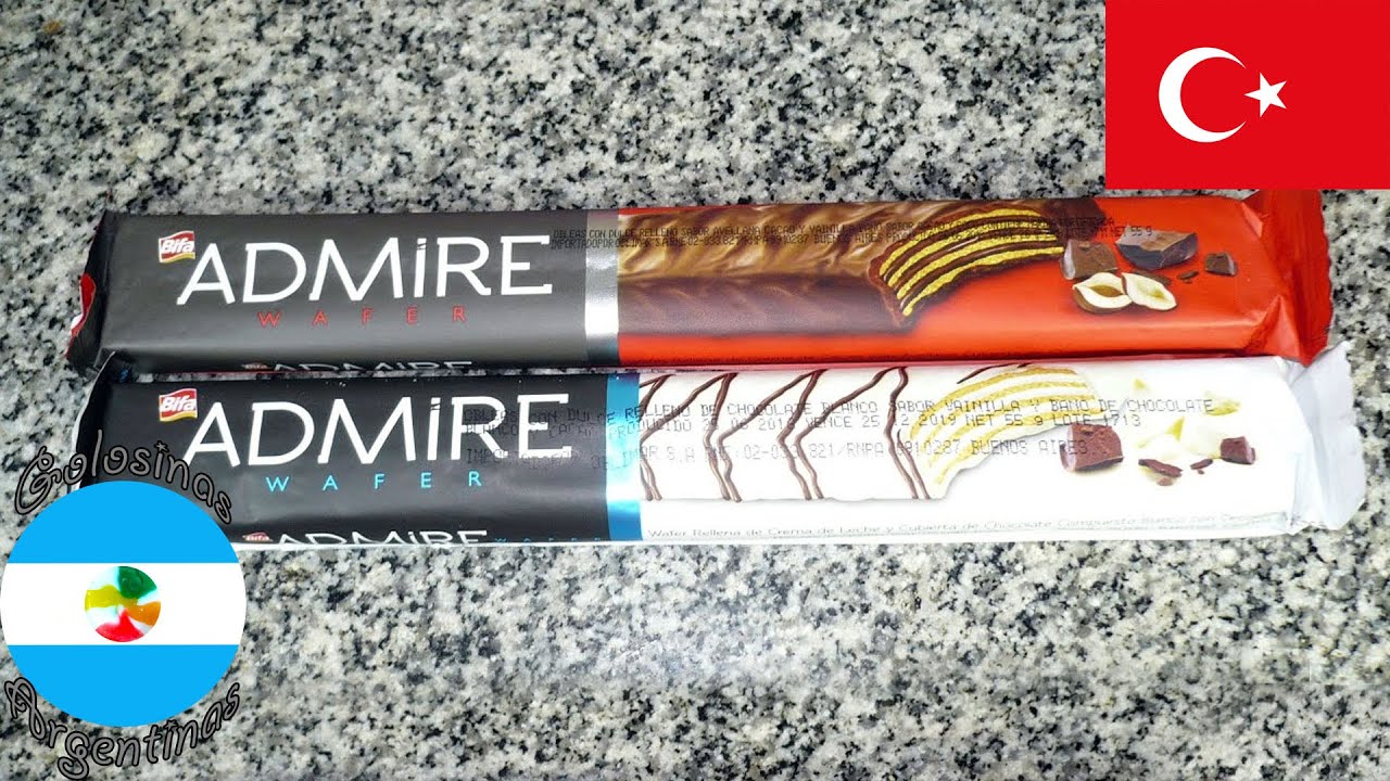 Bifa Admire Leche y Chocolate con Avellanas Obleas Rellenas Bañadas ...