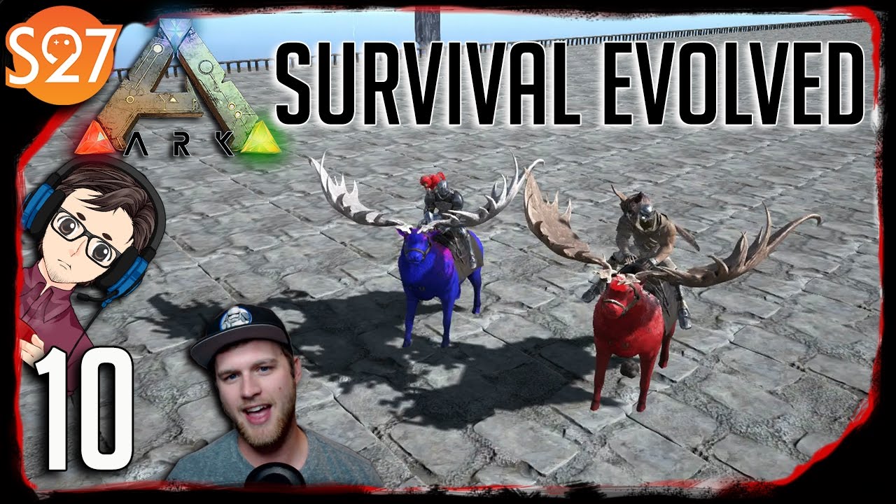 ARK: Survival Evolved | MIGHTY CAVE MOOSE | E10 (Mostly) Vanilla ARK on ...