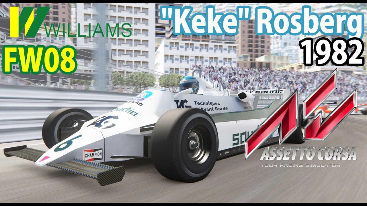 F1 1982 Williams FW08 Assetto Corsa - YouTube