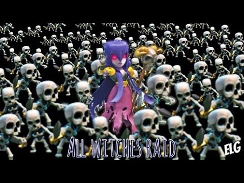 All Witch Attack Strategy Gameplay | "SO MANY WITCHES & SKELETONS ...