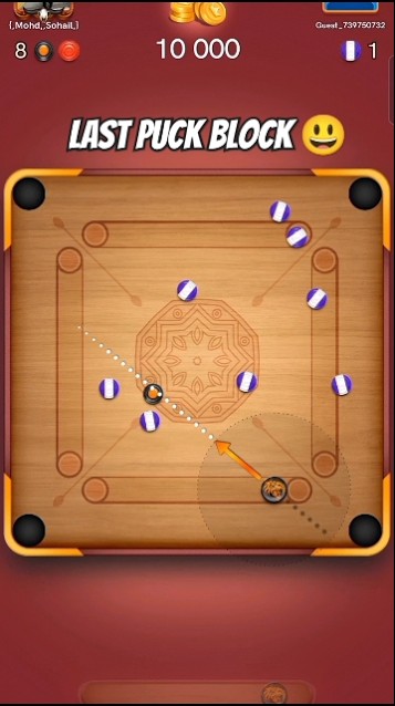 Last#puck block#finish🔥 carrom#shortvideos - YouTube