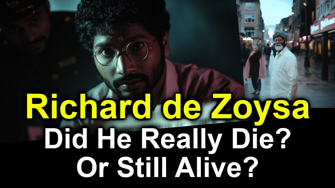 🇱🇰 Richard de Zoysa. Did he really die? Or is he still alive? - YouTube