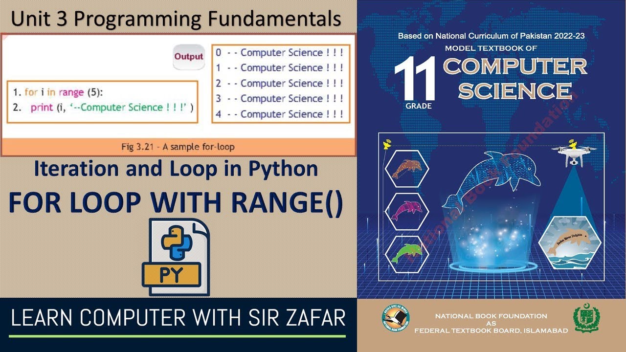 For Loop With Range Iteration And Loop In Python Unit 3 Programing 2633
