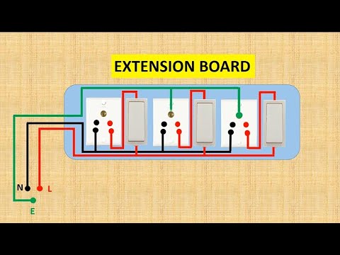 Electrical Extension Board Connection | Asif Qayam Technical - YouTube