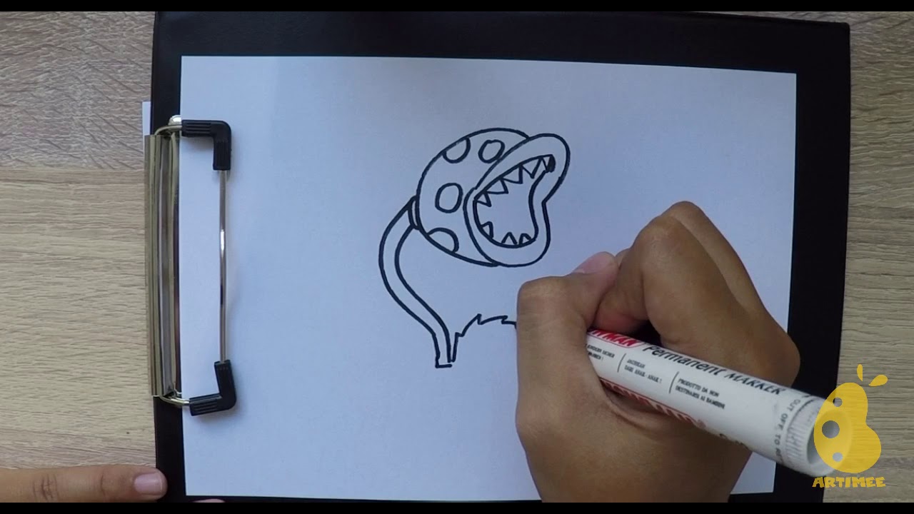how to Draw carnivorous plant - YouTube
