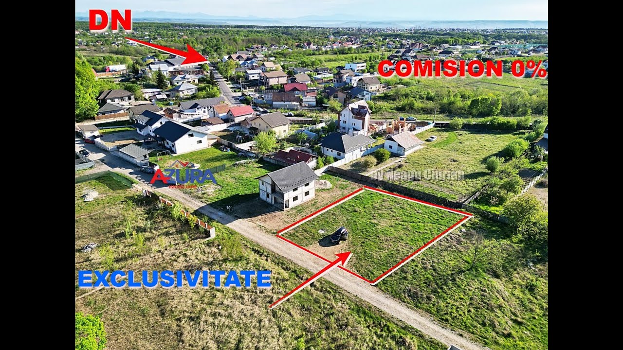 AZURA Imobiliare Pitesti - Teren Hintesti Smeura Mosoaia 350 m din DN ...