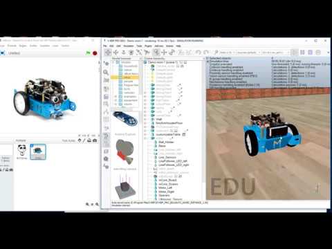 Makeblock Mbot Simulator Yön Tuşları İle Hareket - YouTube