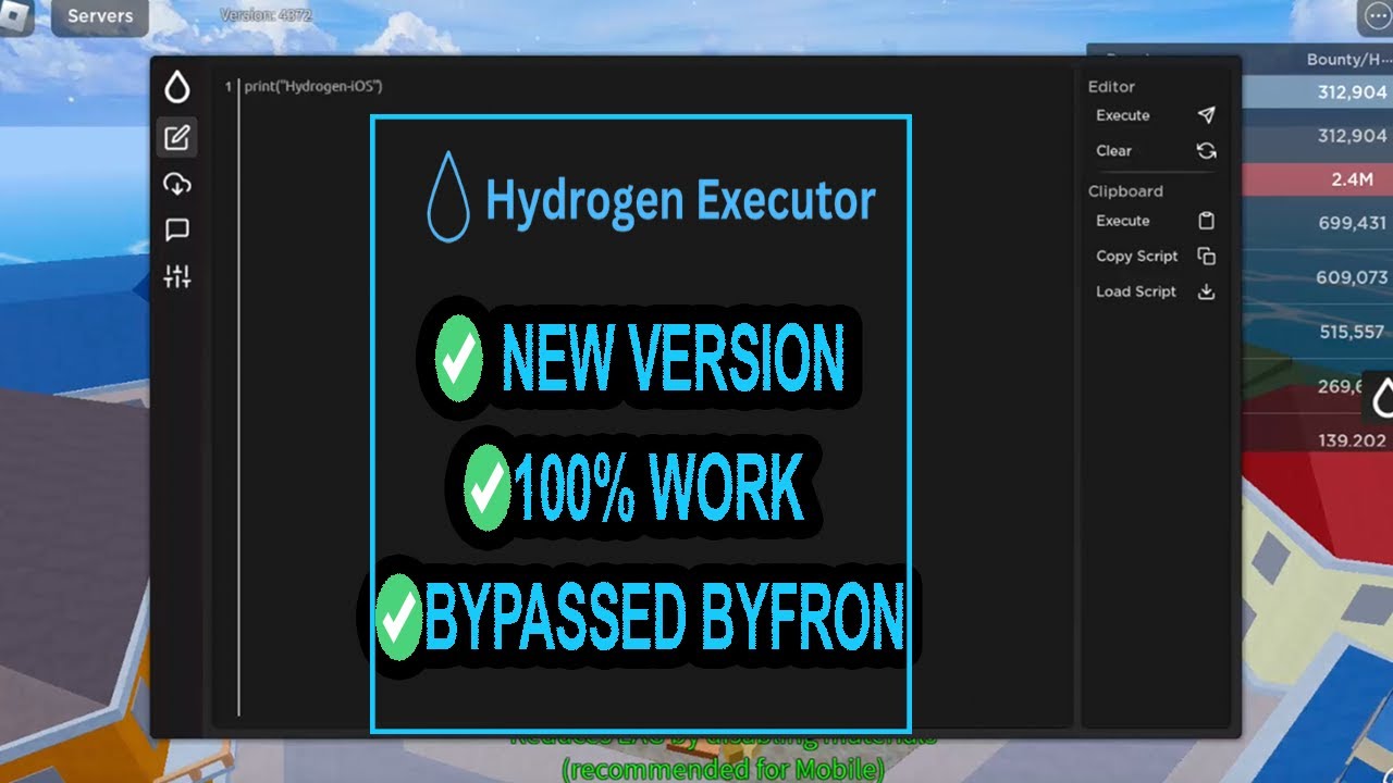 How to get Hydrogen IOS ROBLOX EXECUTOR ON IOS TUTORIAL NO JAILBREAK NO ...