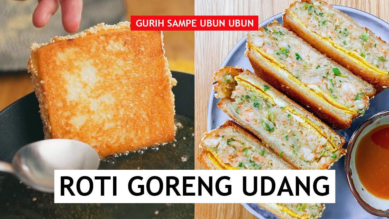 CEMILAN ENAK MENBOSHA - RESEP ROTI WIJEN UDANG ( PRAWN SESAME TOAST ...