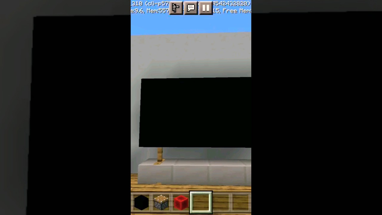 COMO FAZER UMA TV NO MINECRAFT #shorts - YouTube