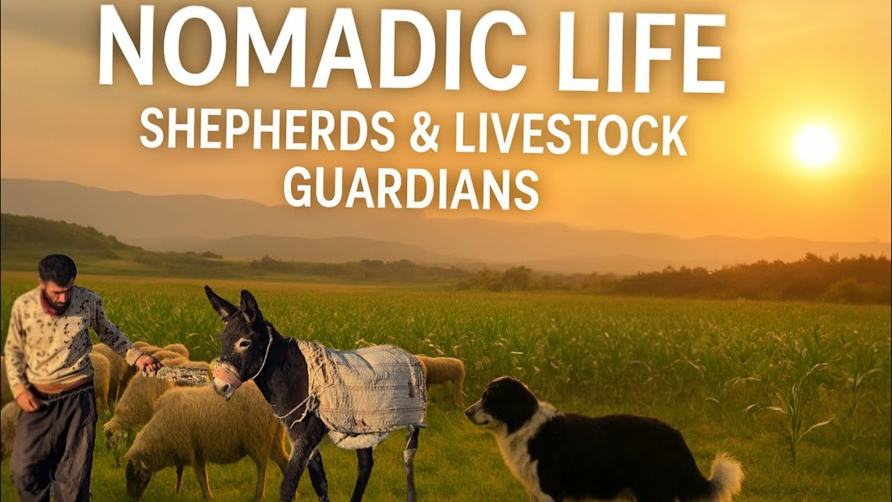 Nomad Life by the Lake | A Peaceful Day with Loyal Shepherd Dogs in ...