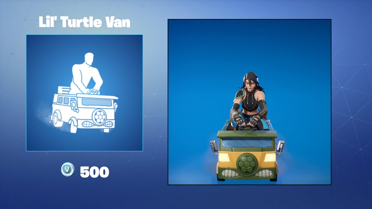 Lil' Turtle Van | Fortnite Emote - YouTube