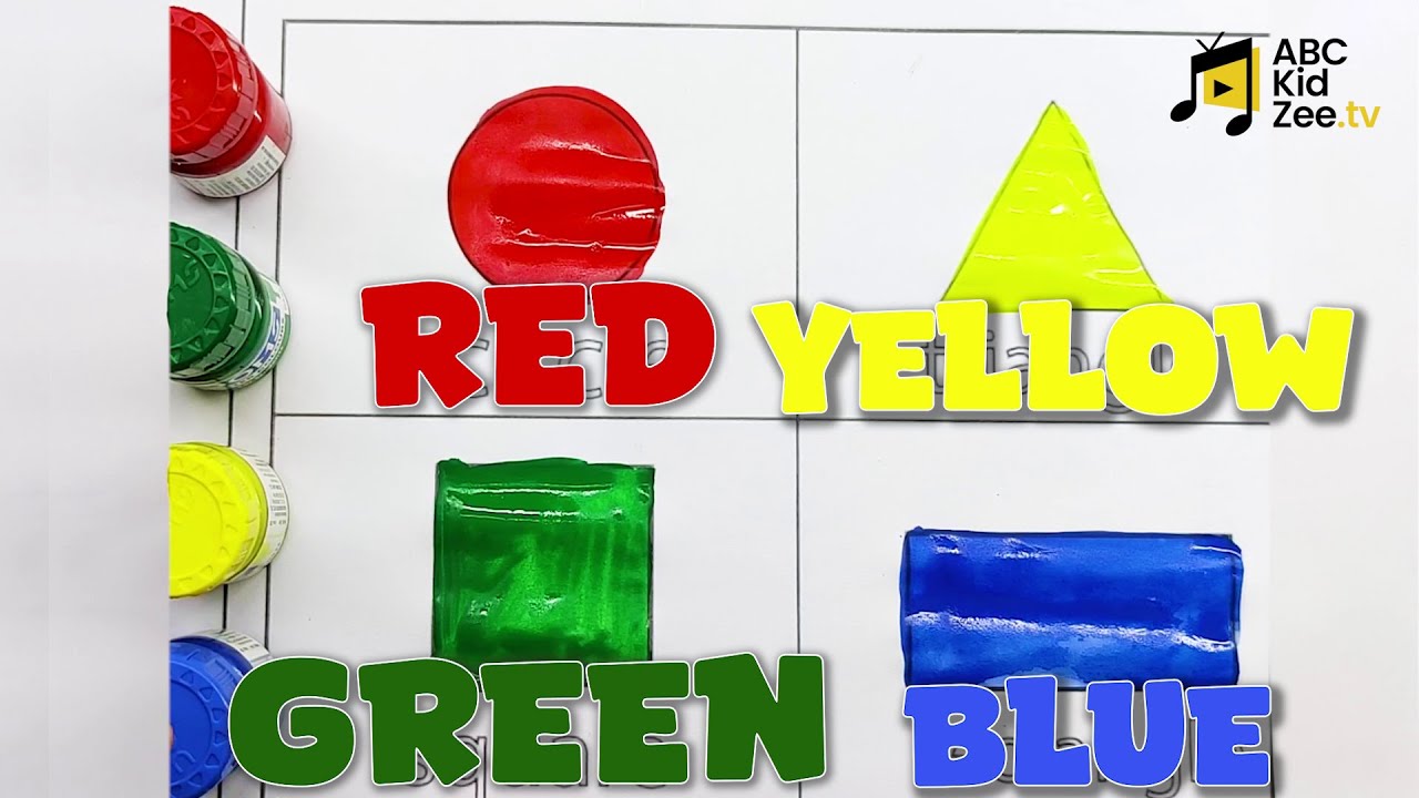 Basic Color Names for Toddlers | ABC Kid Zee - YouTube