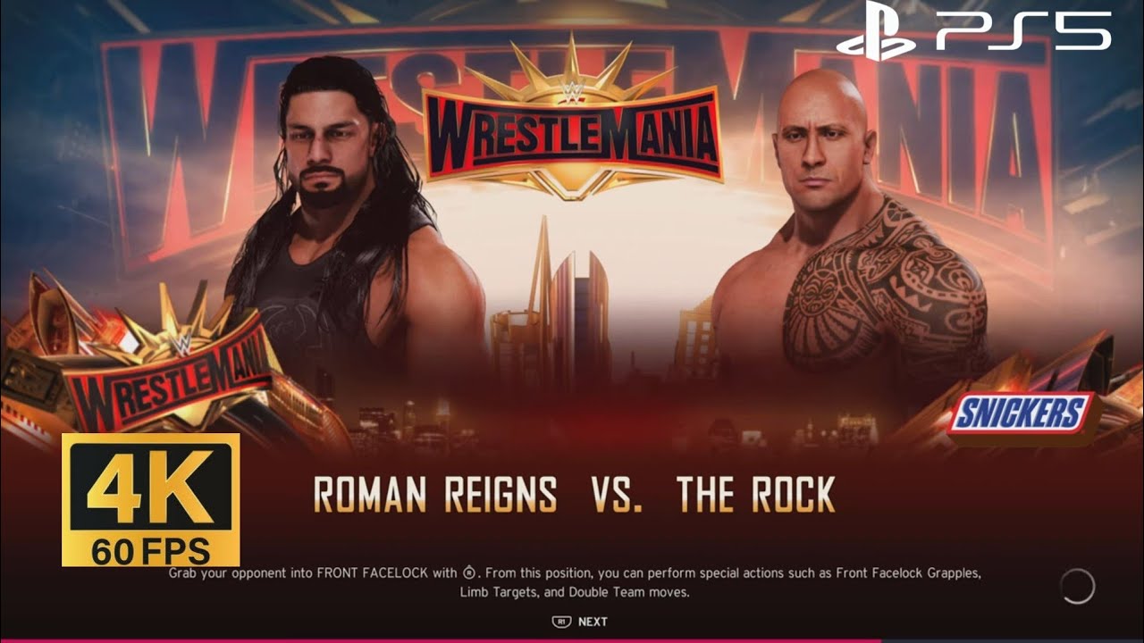 WWE 2K20 (PS5) 4K Gameplay - YouTube
