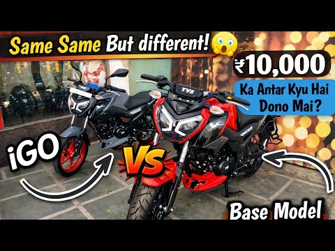 TVS Raider iGO vs Base Model 😲 | Is it worth between ₹10,000 ?