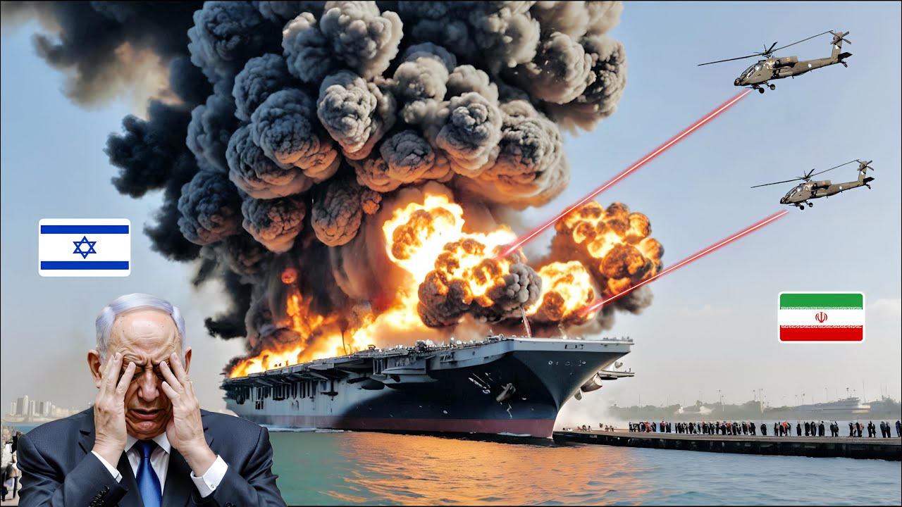 Today! Israeli Naval Base Destroyed by Iranian KA-52 Helicopter - YouTube