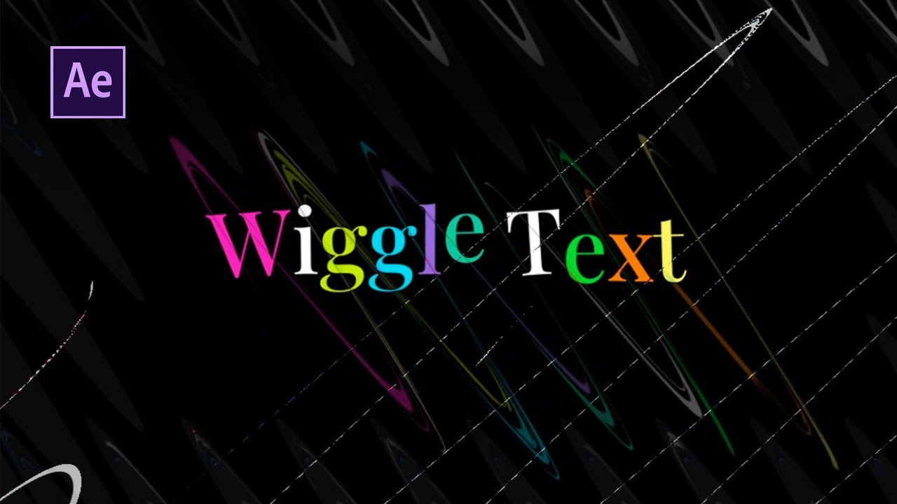 Learn How to Wiggle Text in After Effects Tutorial | After Effects ...