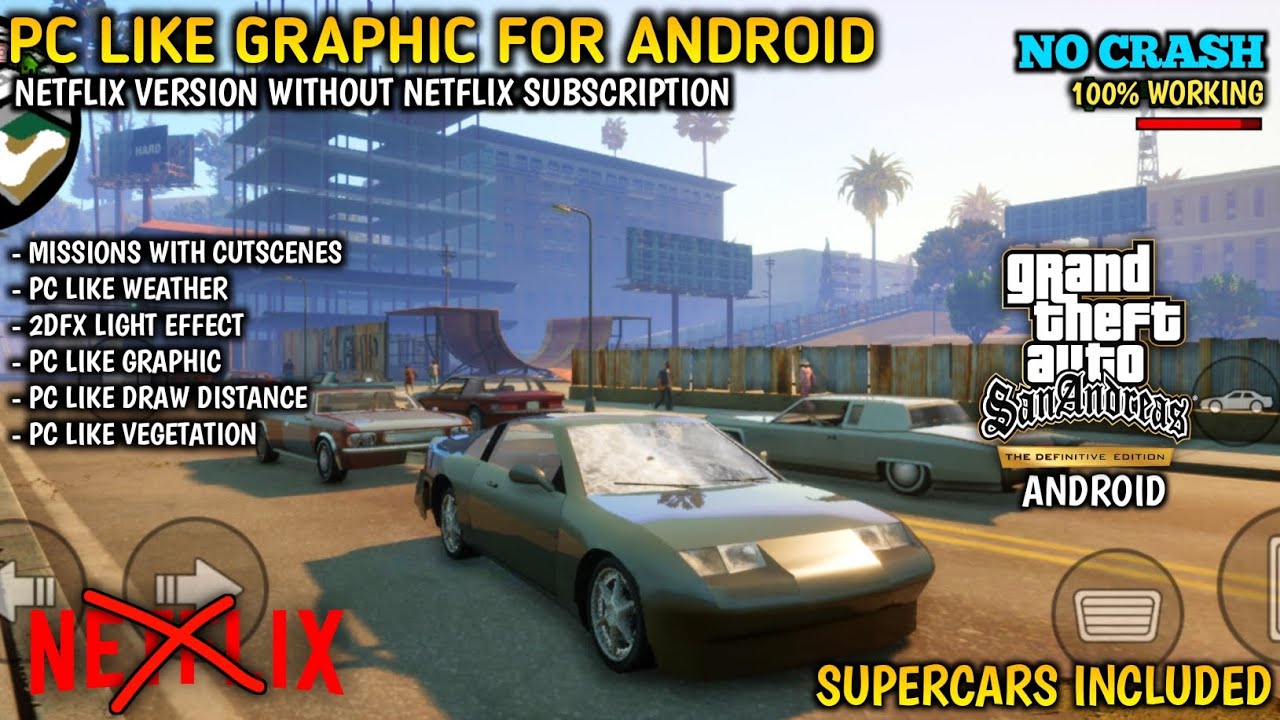 gta sa definitive edition pc graphic modpack for Android - YouTube