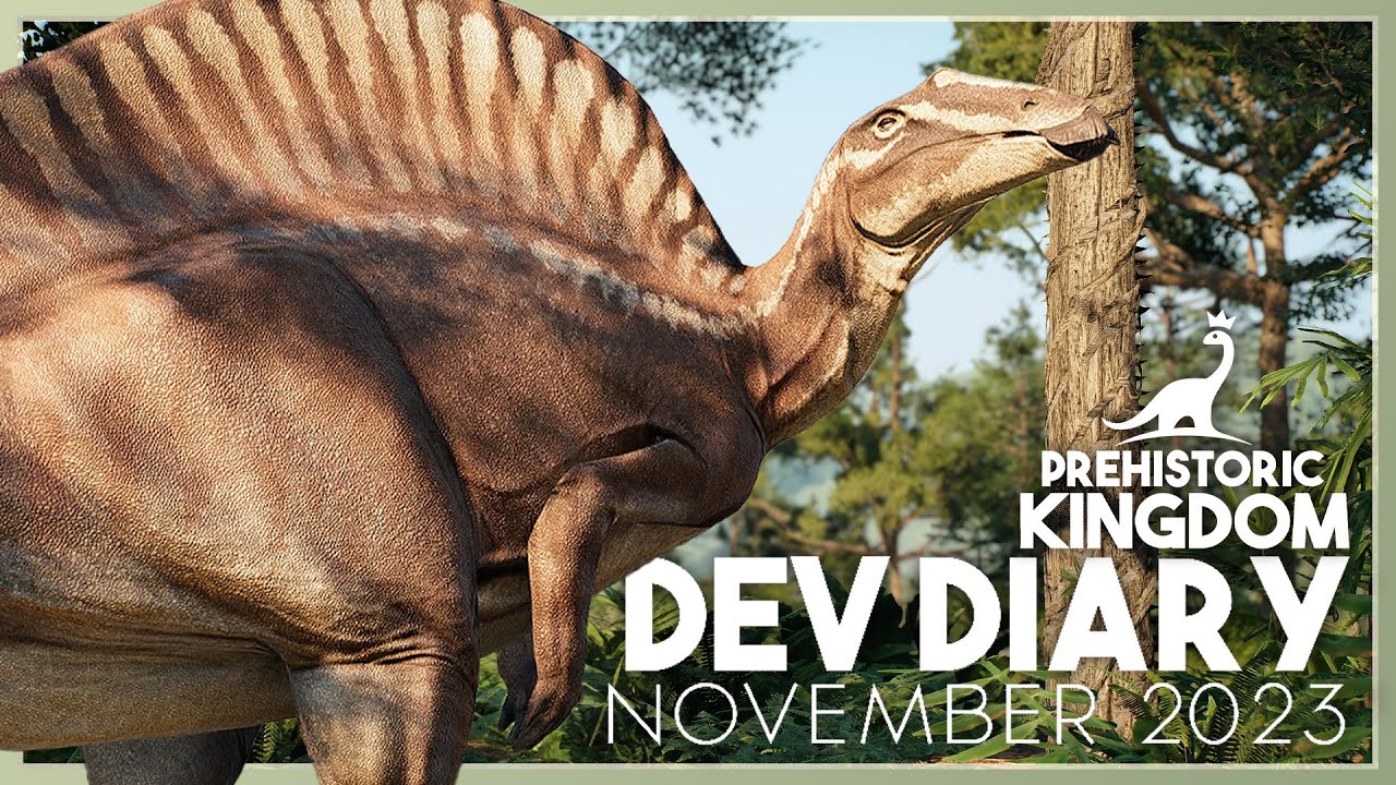 Oranosaurus, Swimming Dinos, & More! | November Dev Diary | Prehistoric ...