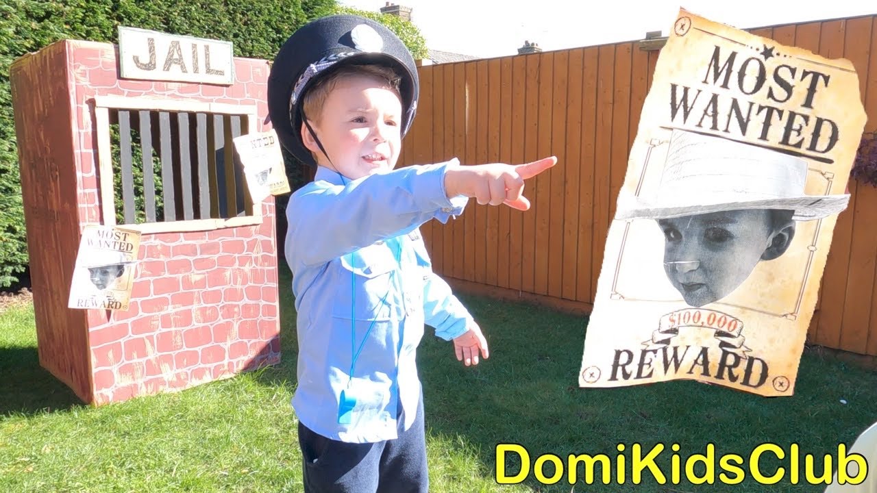 Kids police video | Pretend play police | Cop kids | Cops and robbers ...