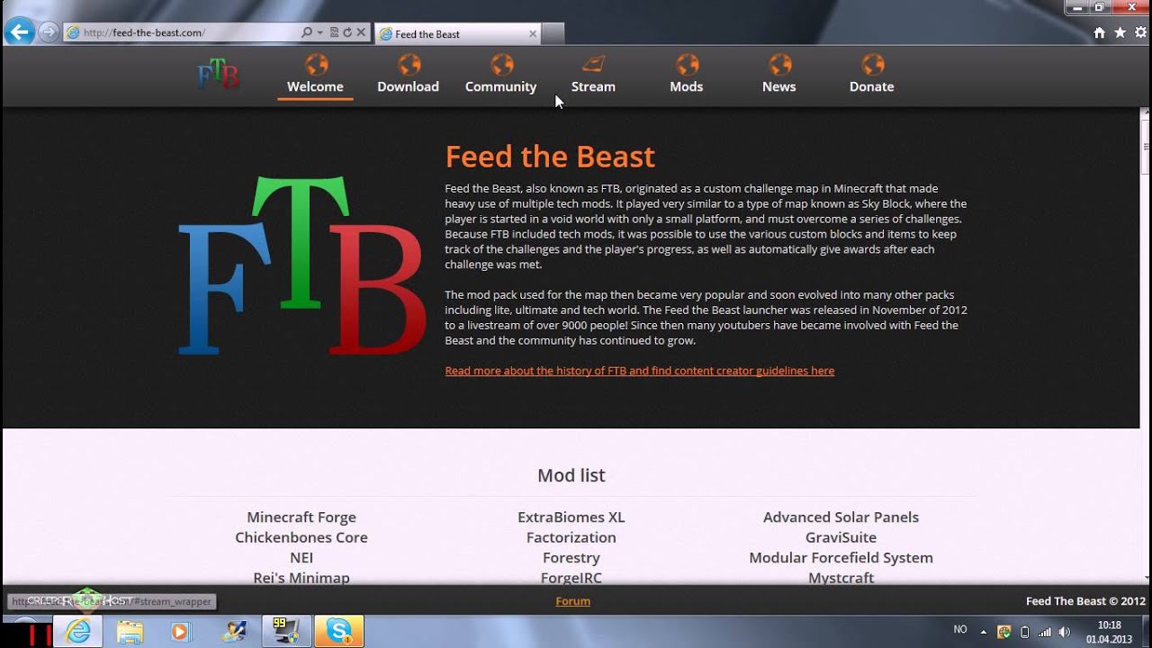 Minecraft Tutorial: How To Download FTB [Norsk] - YouTube