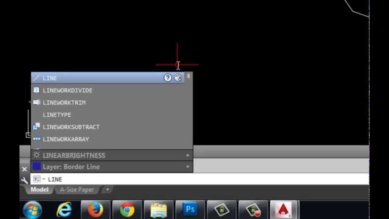 Basic AutoCad Architecture Commands, Part 1 (Line, Ortho, Polar, OSnap, Save) - YouTube