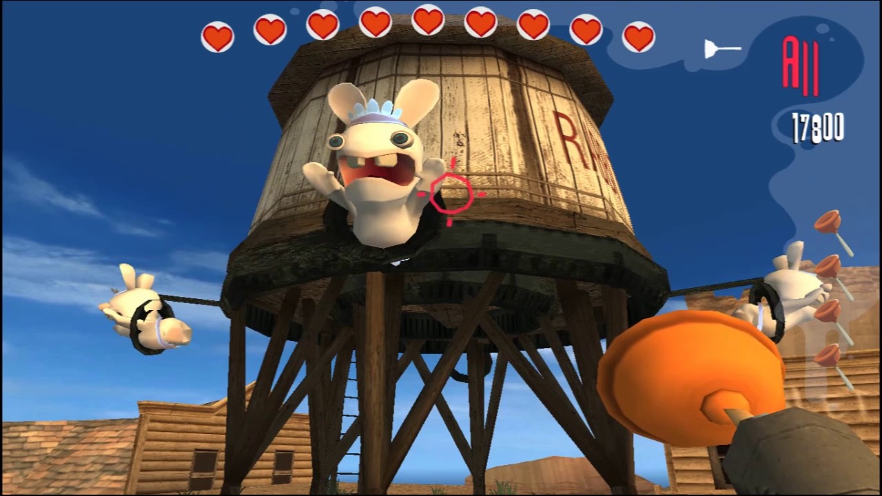 Rayman Raving Rabbids - gameplay #1 - YouTube